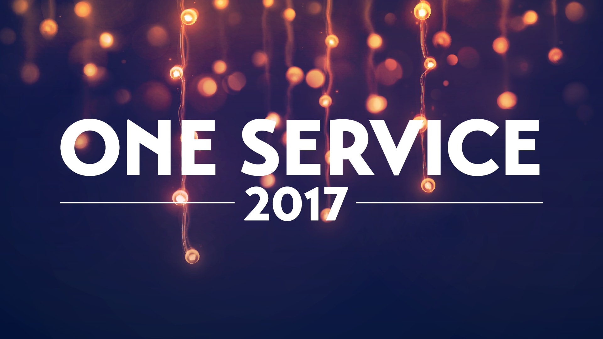"One" Service 2017 - Grace Chapel
